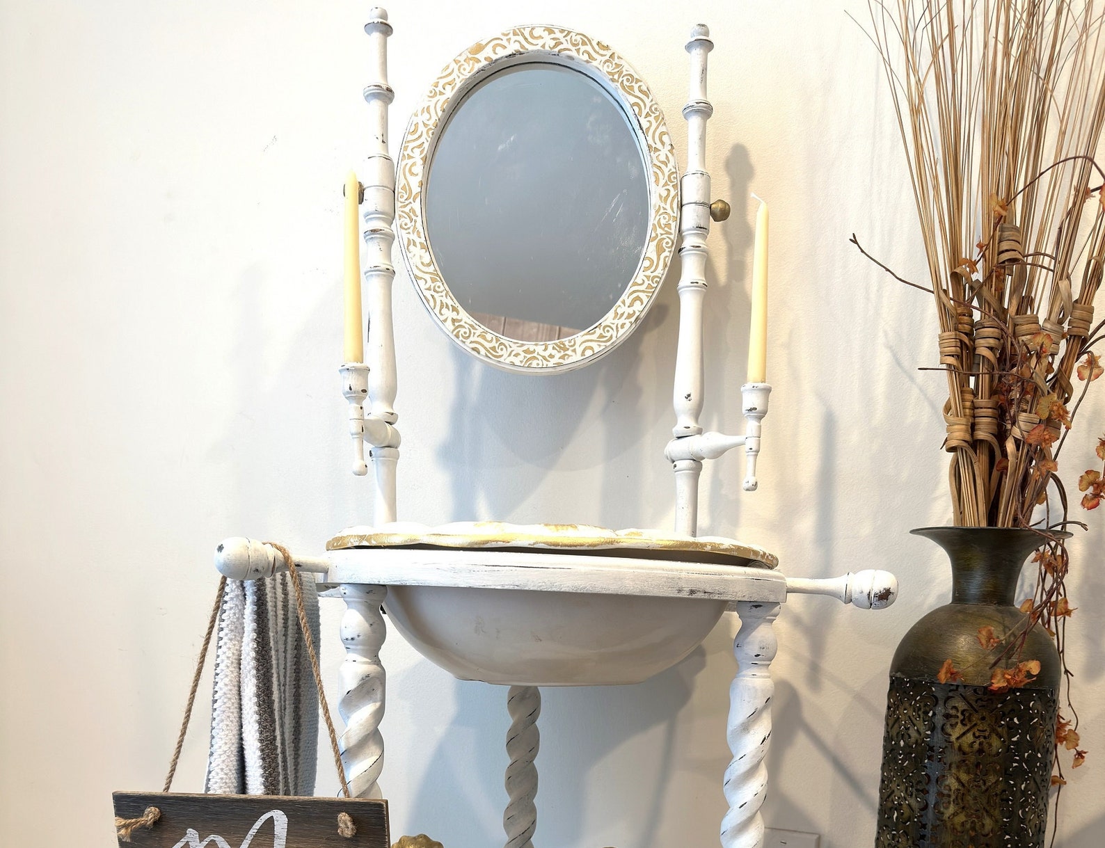 NEW*** Vintage/antique Hand Wash Stand / Vintage Bathroom Sink ...