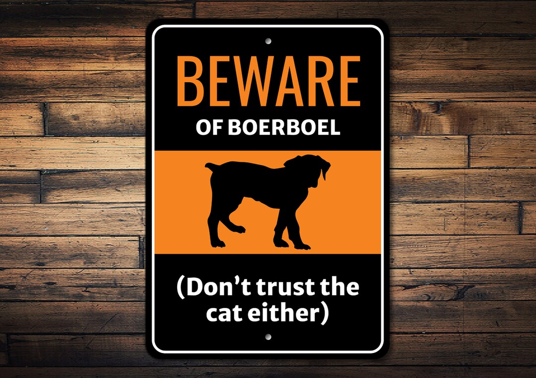 Beware of Boerboel Sign, Dog Breed Sign, Boerboel Owner Gift, Dog Owner ...
