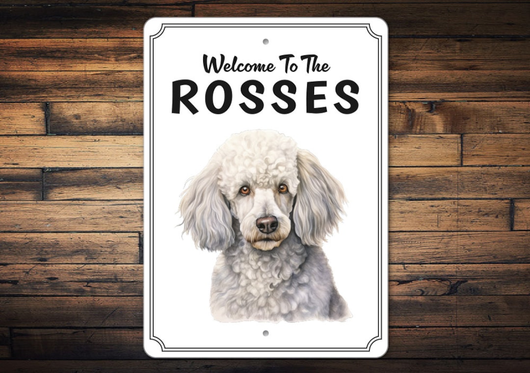 Poodle Dog Sign | Poodle Gift | Custom Poodle Gift | Sign for A Poodle ...