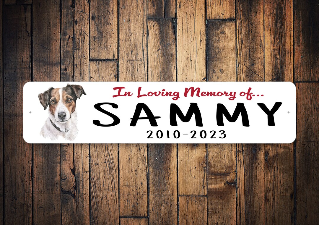 Jack Russell Terrier Memorial Sign | Russell Terrier Burial | Russell ...