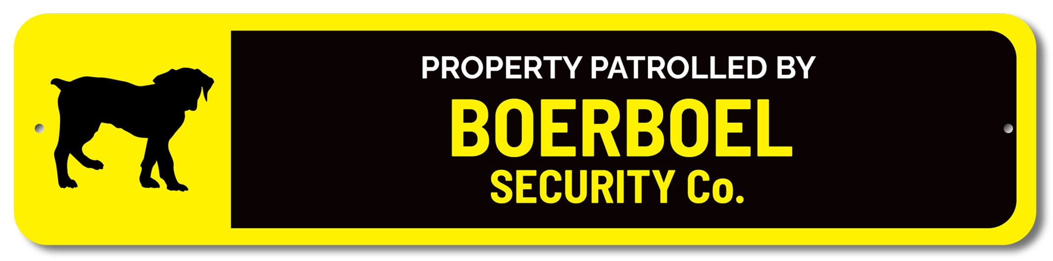 Dog Patrol Sign Boerboel Sign Dog Security Sign Boerboel - Etsy