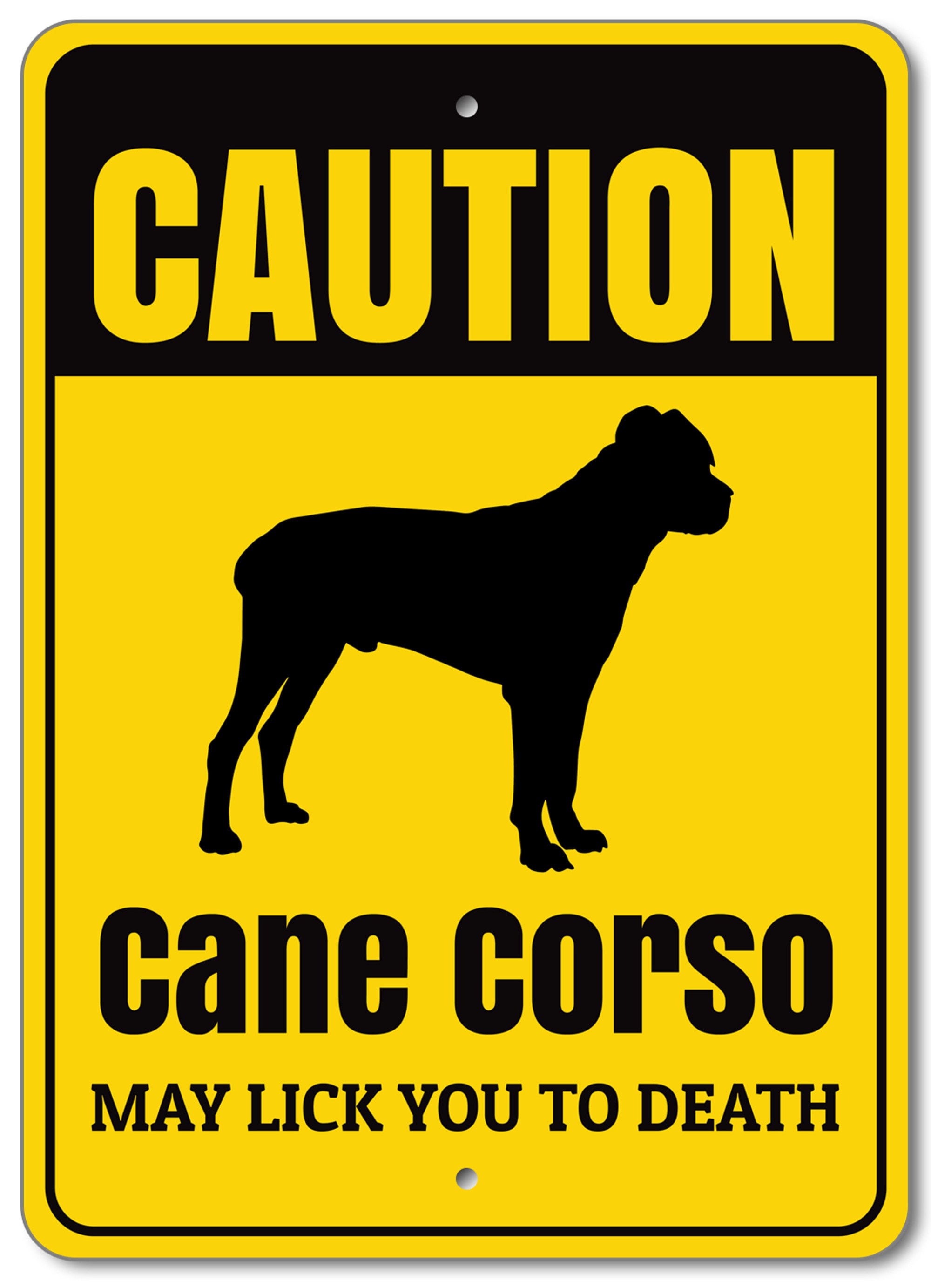 Cane Corso Sign, Caution Dog Sign, Dog Breed Sign, Cane Corso Gift ...