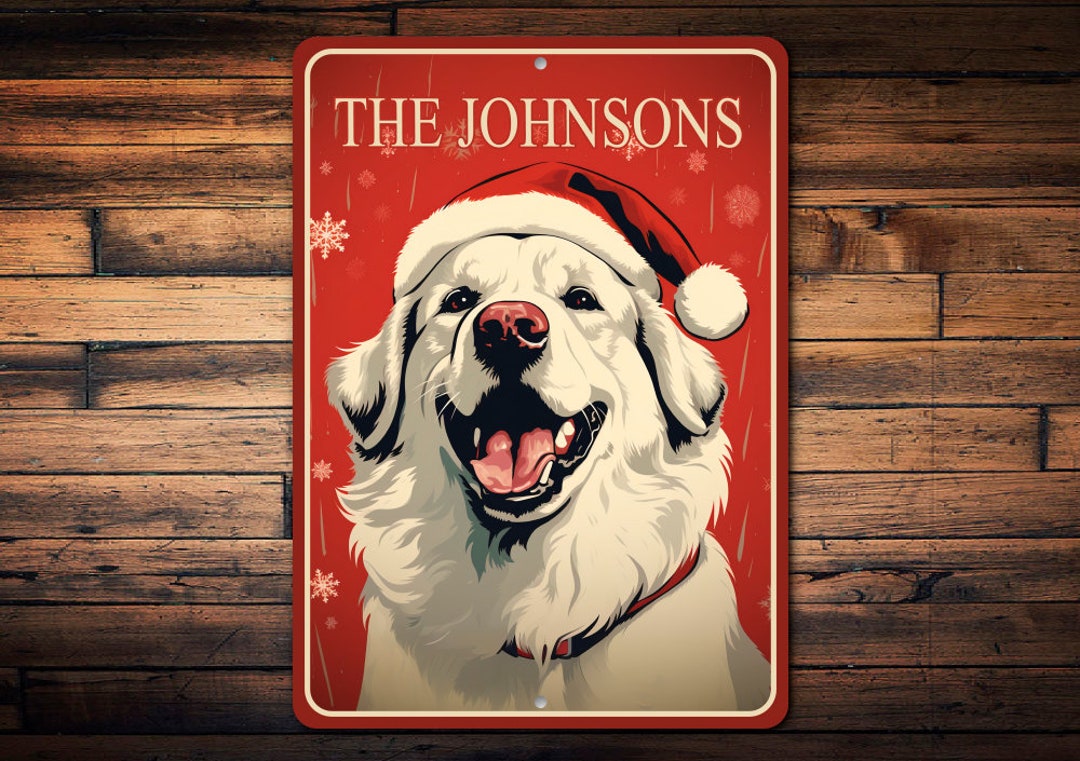 Pyrenees Christmas Sign, Pyrenees Christmas, Pyrenees Dog Sign ...