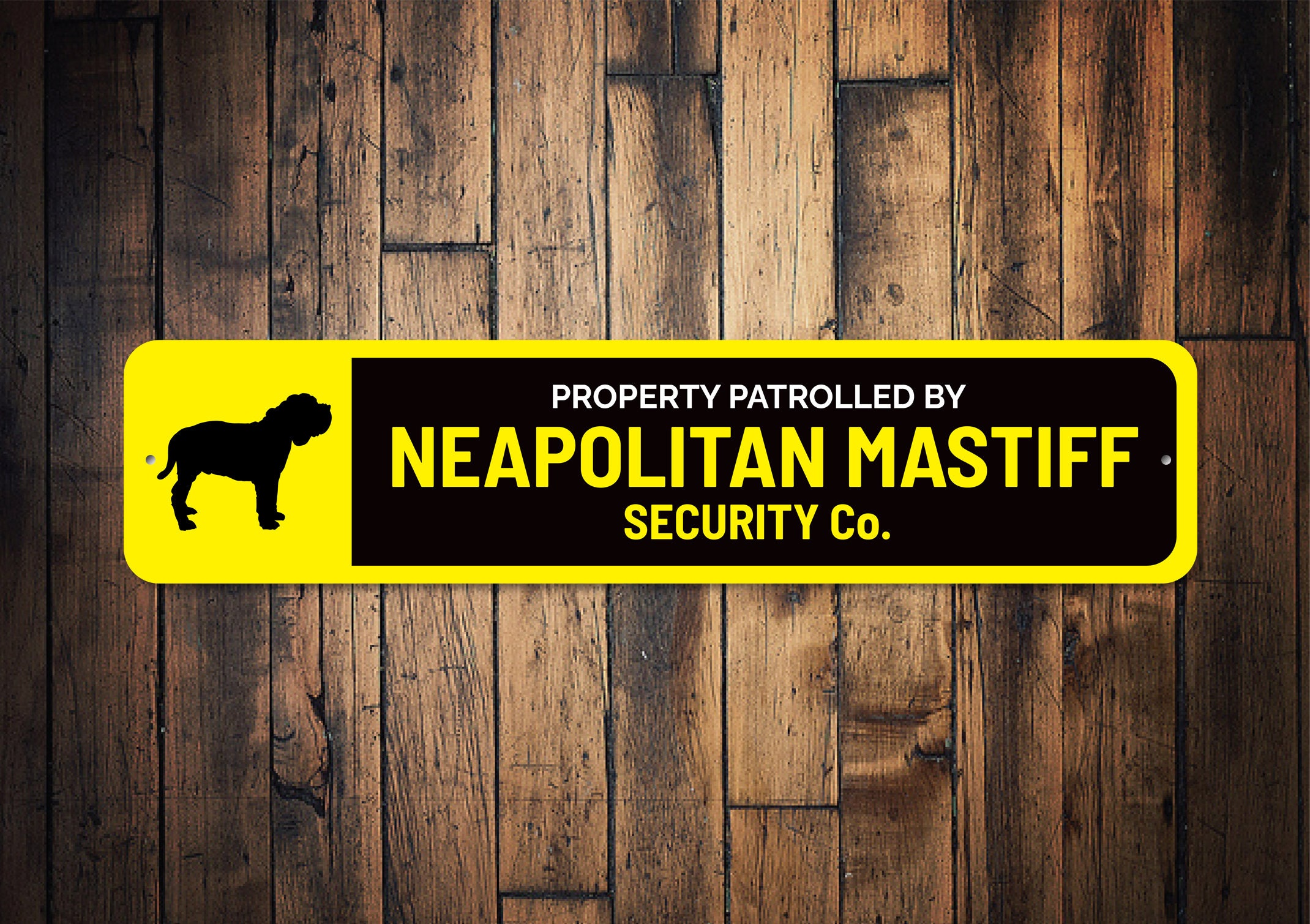 Neapolitan Mastiff Sign Dog Gate Sign Dog Security Sign - Etsy