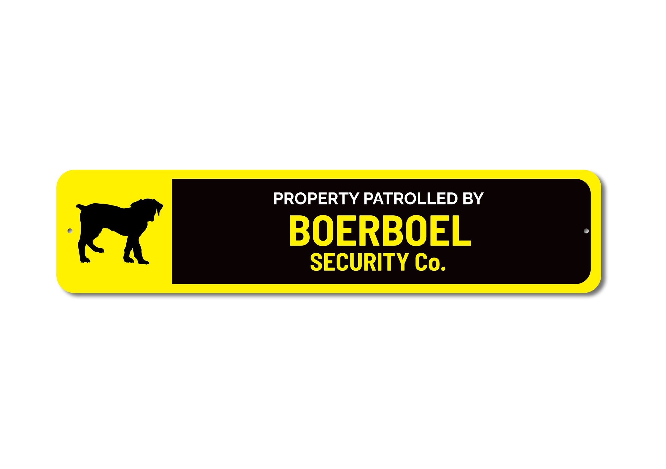 Dog Patrol Sign Boerboel Sign Dog Security Sign Boerboel - Etsy
