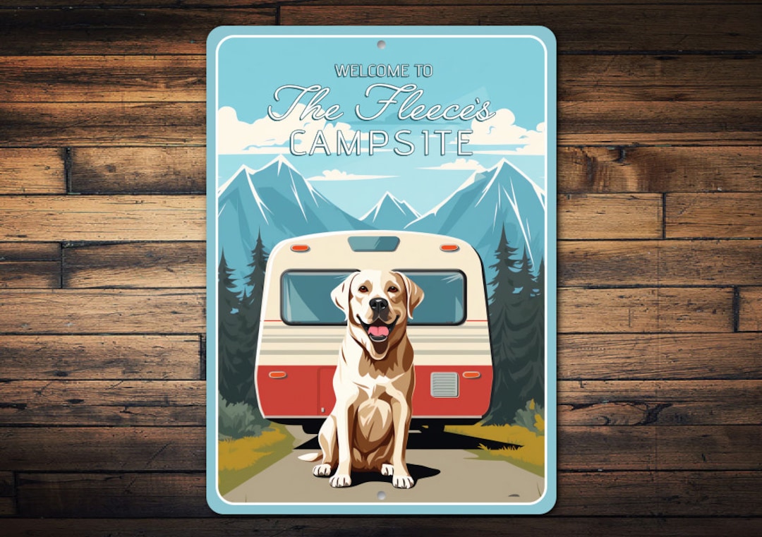 Labrador Retriever Camper, Labrador Retriever Gift, Labrador Dog Sign ...