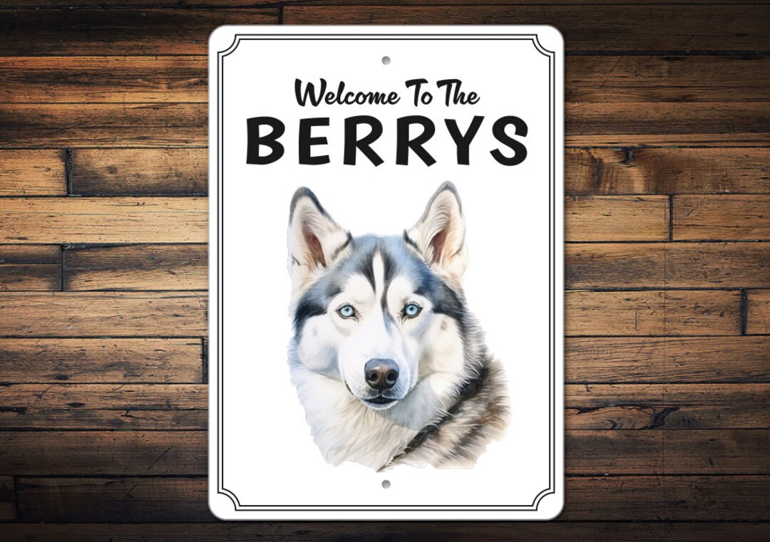 Siberian Husky Sign | Siberian Husky Owner | Siberian Husky | Sign for ...