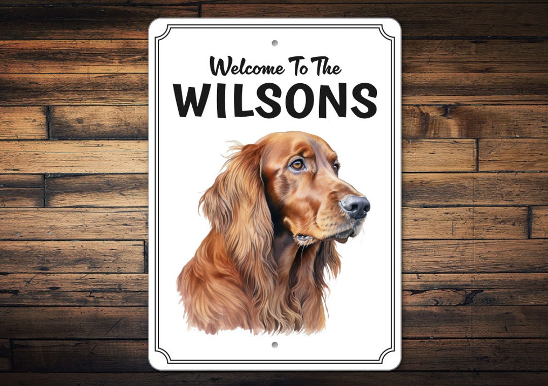 Irish Setter Owner Sign | Irish Setter Owner Gift | Irish Setter Dog ...