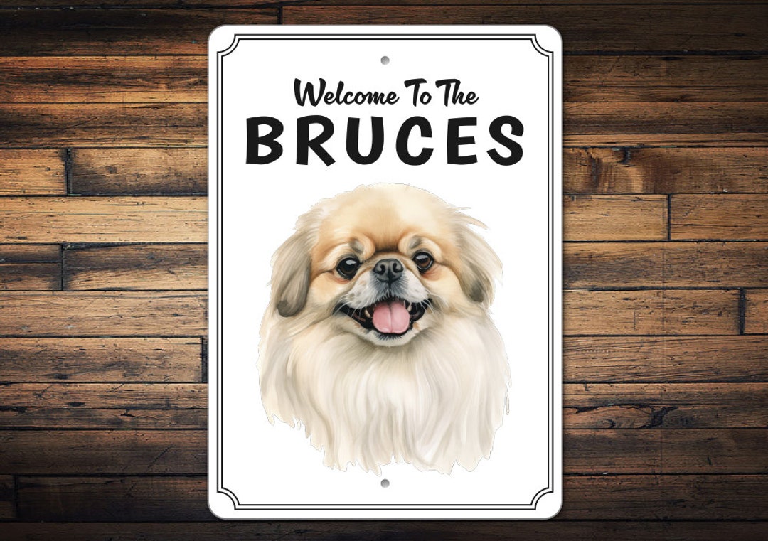 Pekingese Dog Sign Pekingese Dog Gift Custom Pekingese Dog Gift Sign ...