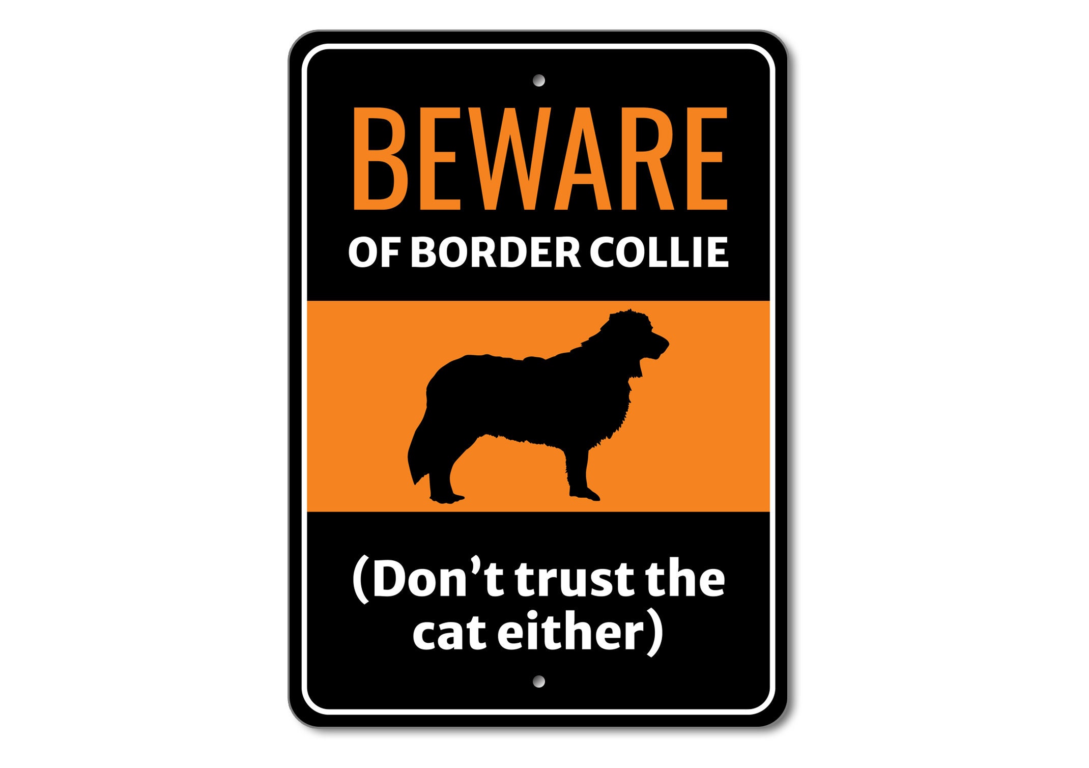 Beware of Border Collie Sign Dog Breed Sign Border Collie - Etsy UK