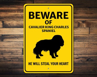 Metal Dog Sign the Cavalier King Charles Spaniel - Etsy