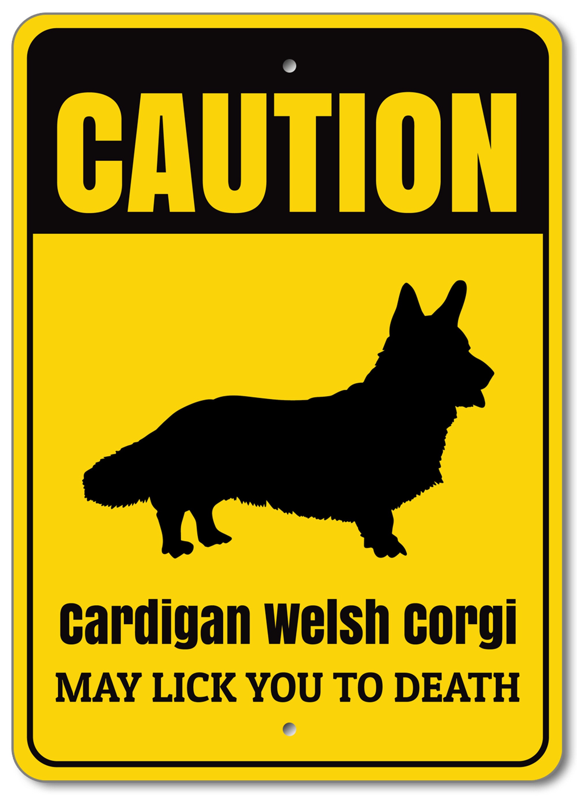 Cardigan Welsh Corgi Sign Caution Dog Sign Dog Breed Sign - Etsy