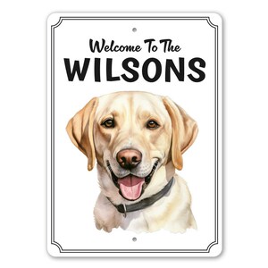 Labrador Dog Sign | Labrador Owner Gift | Custom Labrador Decor | Sign ...