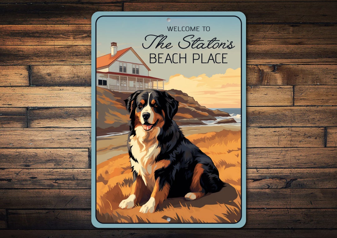 Bernese Mountain Dog Sign, Mountain Dog Sign, Bernese Mountain Dog ...