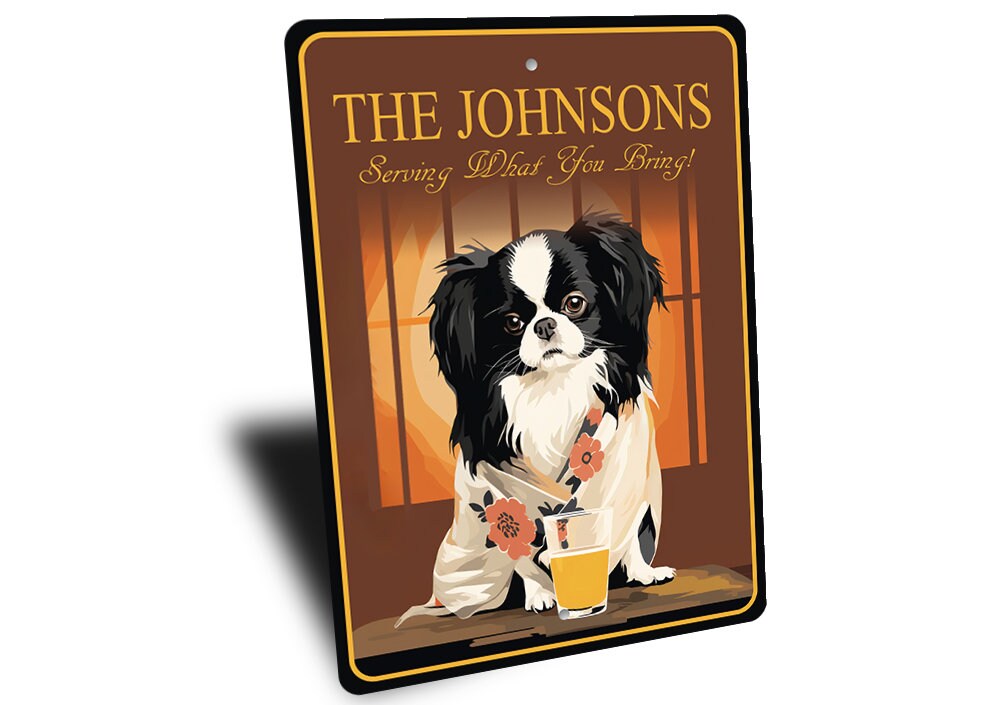 Japanese Chin Sign, Japanese Chin, Japanese Chin Gift, Japanese Chin ...
