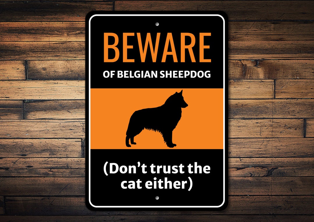 Belgian Sheepdog Sign, Dog Breed Sign, Belgian Sheepdog Gift, Dog Owner ...
