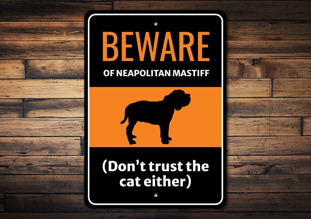 Neapolitan Mastiff Sign, Mastiff Gift, Mastiff Lover, Mastiff Decor ...