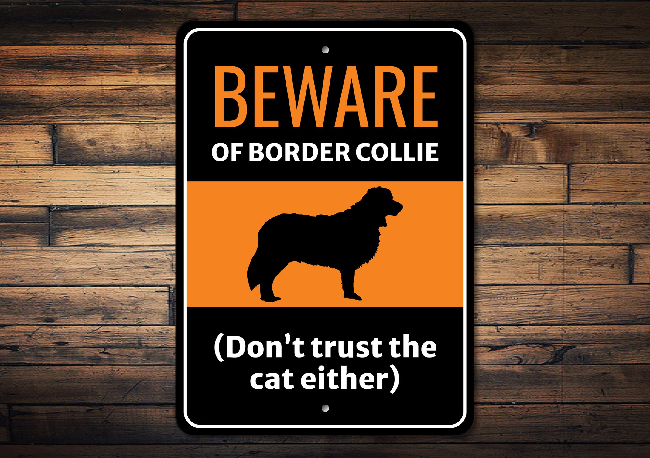 Beware of Border Collie Sign Dog Breed Sign Border Collie - Etsy UK