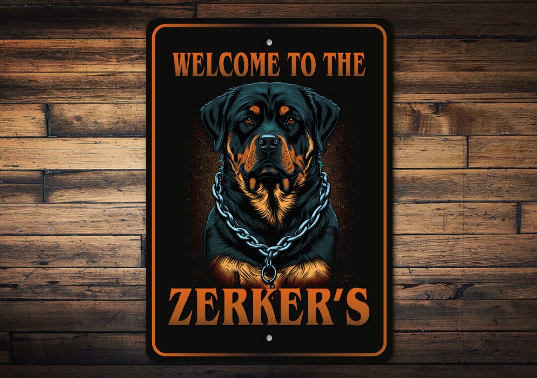 Custom Rottweiler Sign, Rottweiler Dog Owner Gift, Rottweiler Dog ...