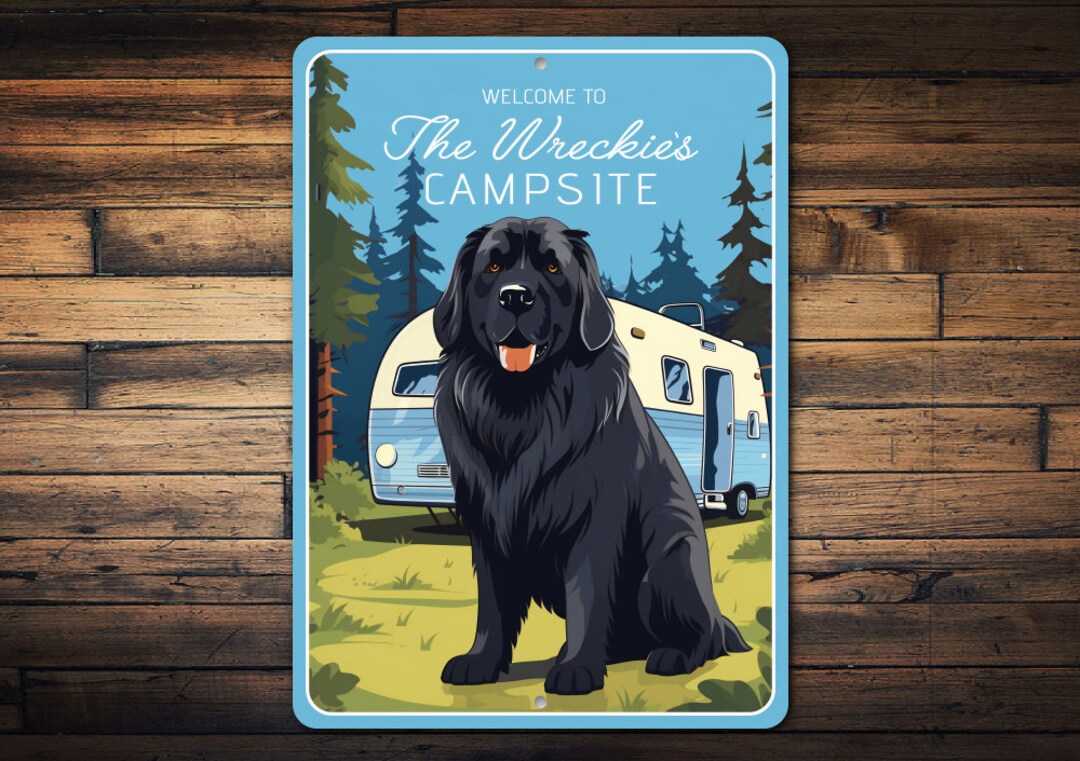 Newfoundland Sign, Newfoundland Decor, Newfoundland Campsite Sign ...