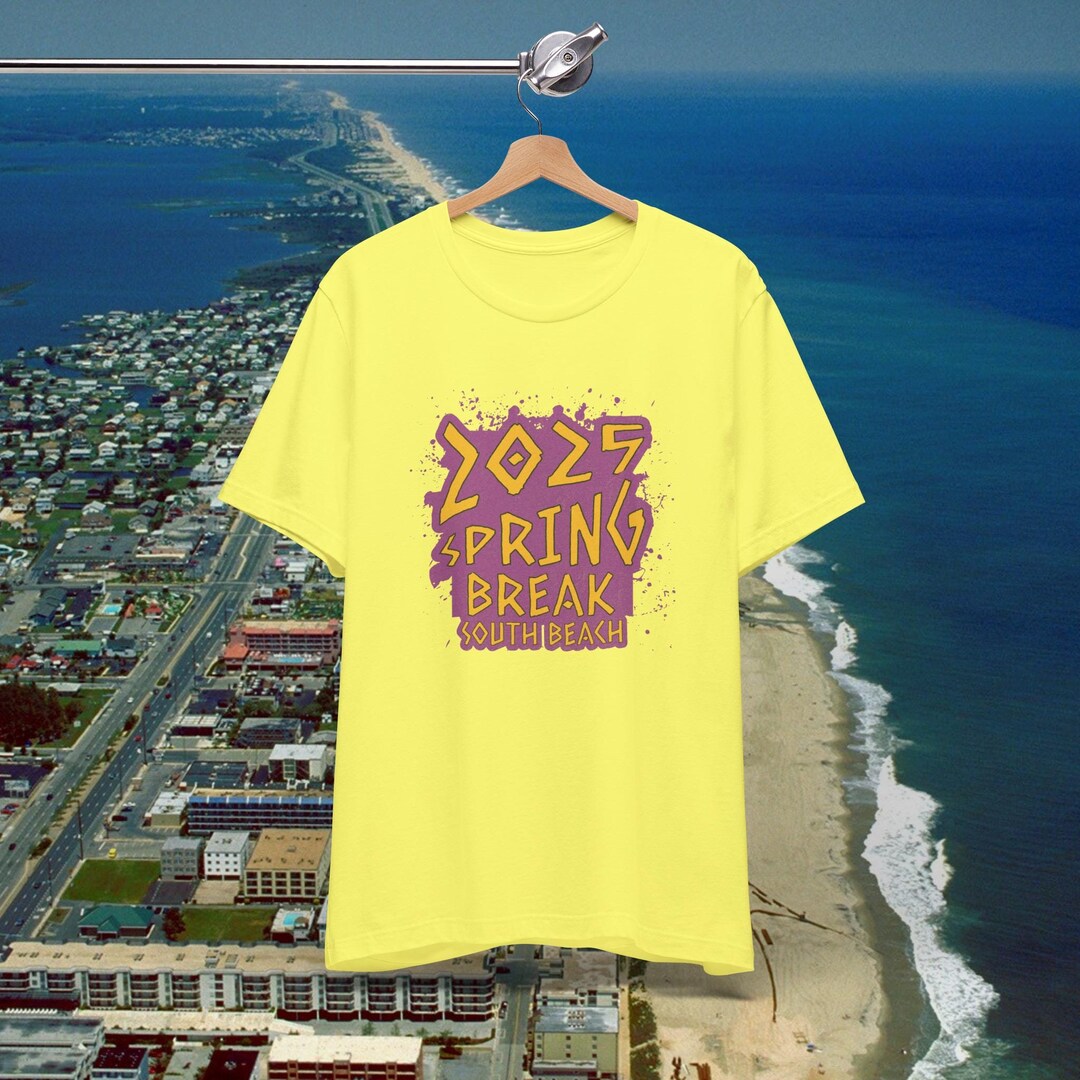 Spring Break South Beach 2025 Unisex Short Sleeve Tee Summer Trip ...