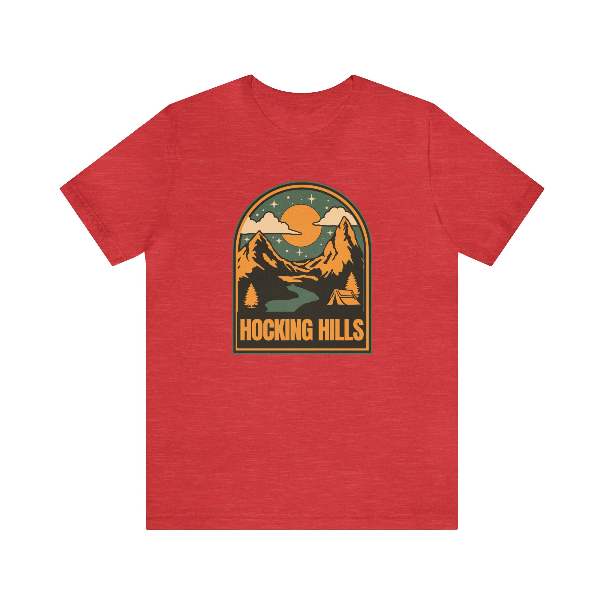 Hocking Hills State Park OH Unisex Short Sleeve Tee Ohio Camping ...
