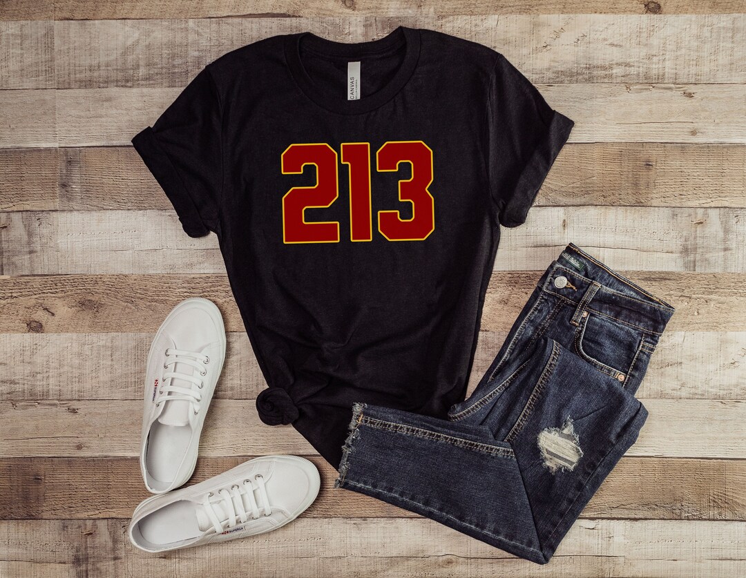 Las Angelas CA 213 Area Code Unisex Short Sleeve Tee Southern ...