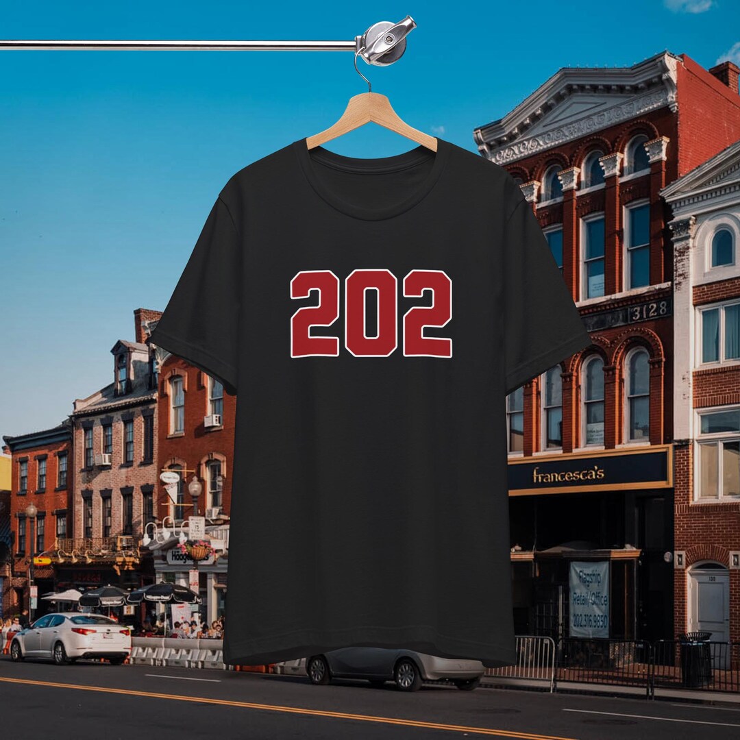 DC 202 Area Code Unisex Short Sleeve Tee Washington Downtown District ...
