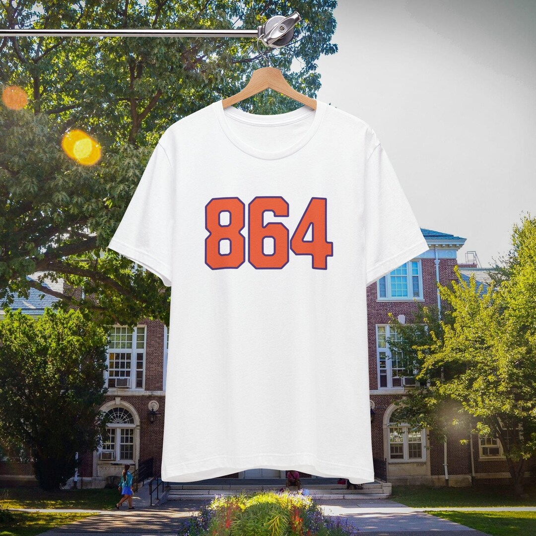 864 Area Code SC Unisex Short Sleeve Tee Upstate South Carolina Pride ...