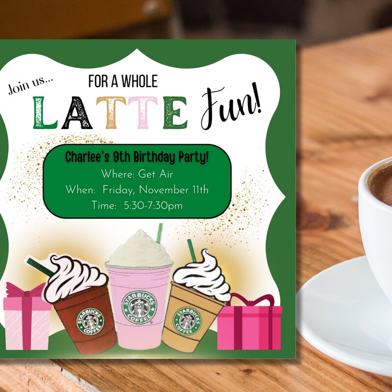 Starbucks Birthday - Etsy