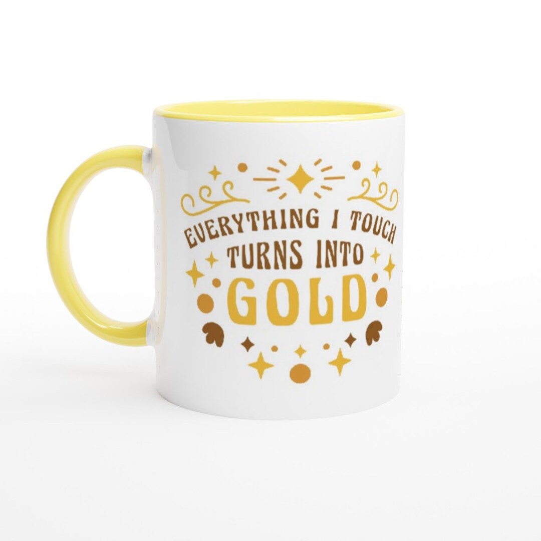 Everything I Touch Turns to Gold, Hustle Mug, Work Hard Mug, Workaholic ...