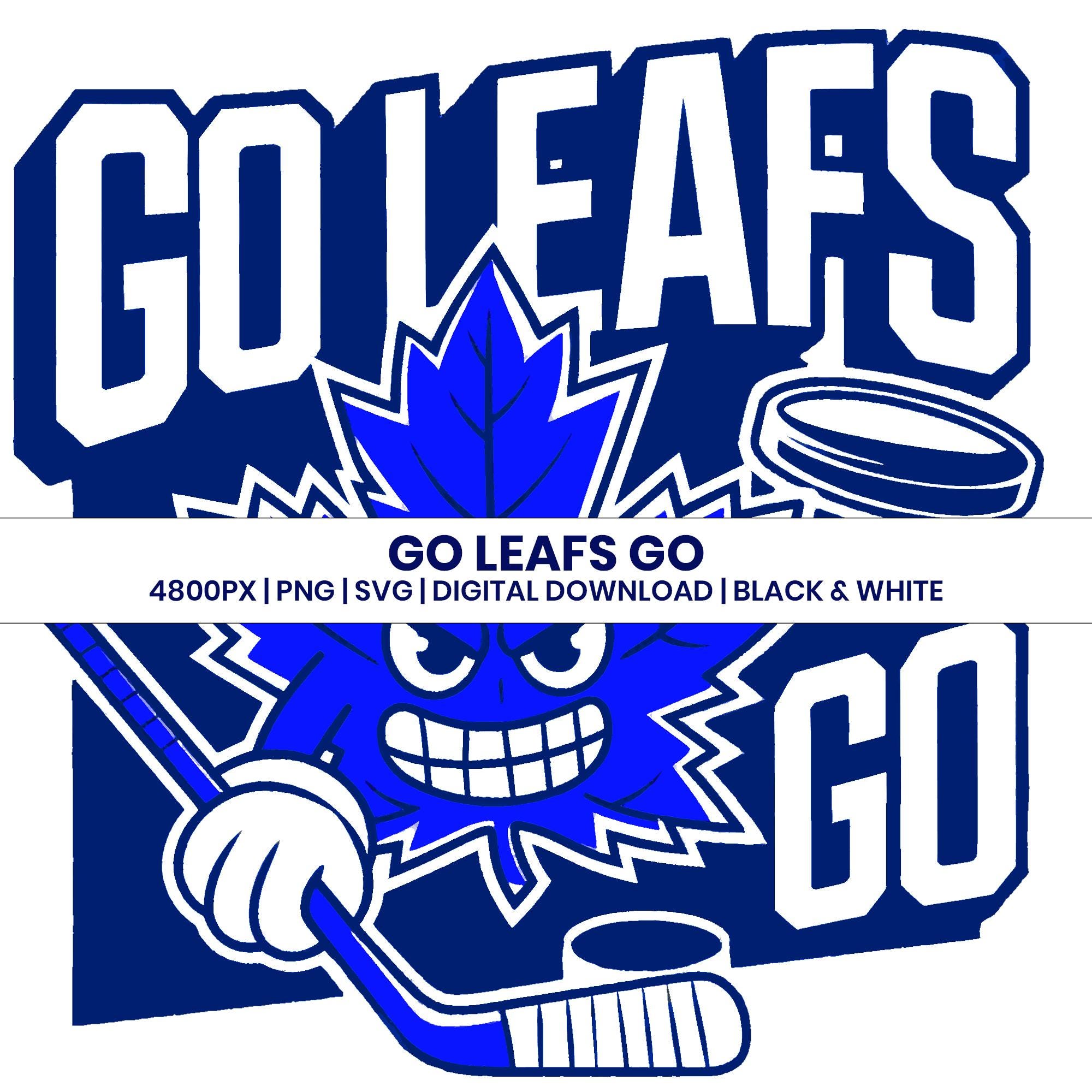Go Leafs Go | Maple Leafs Design PNG & SVG Digital Download - Etsy Canada