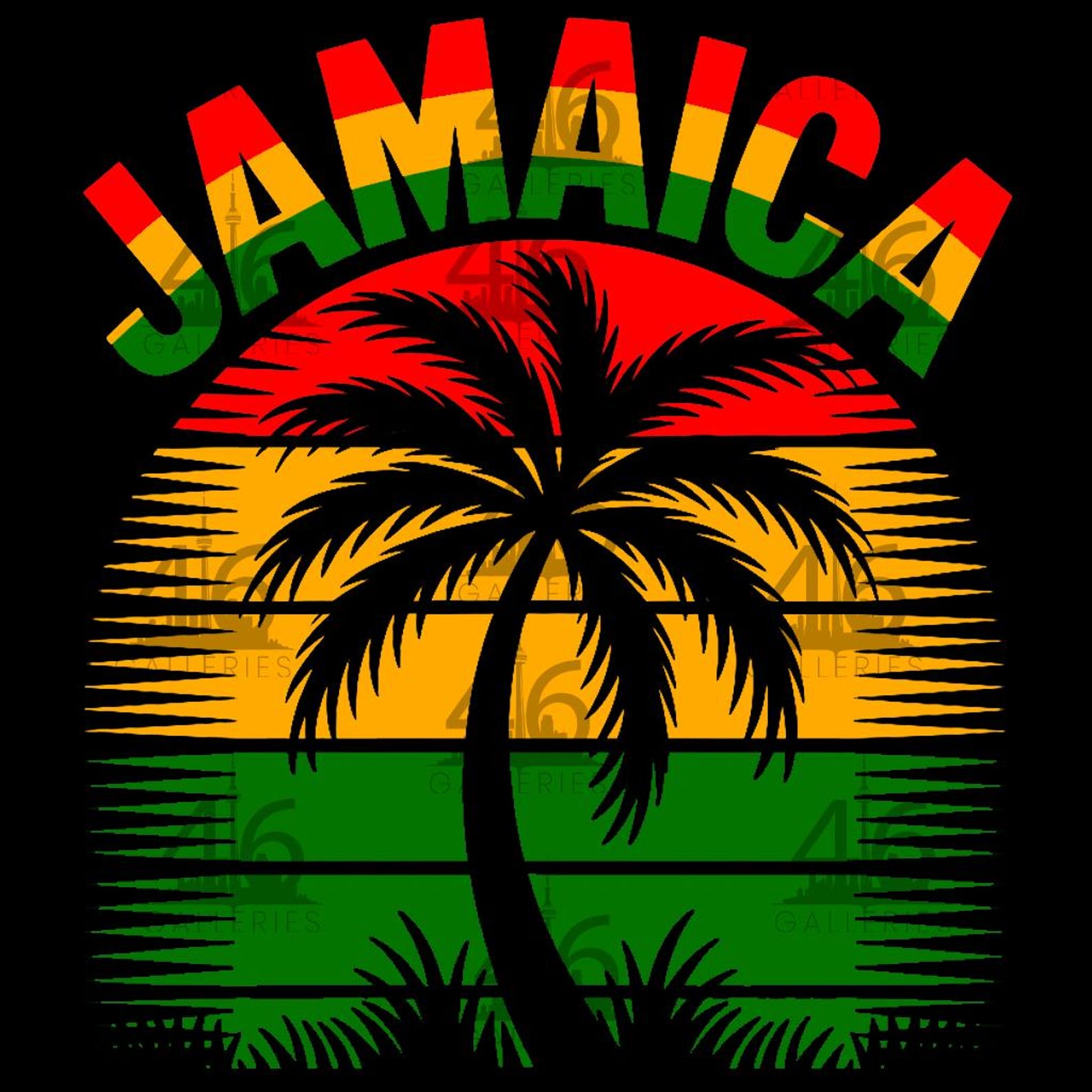 Jamaica Palm Tree SVG PNG: Vacation Shirt Design (digital Download) - Etsy