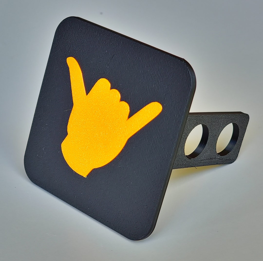 Trailer Hitch Tow Car Receiver Cover Cap Funny Shaka Australia 4wd 4x4 ...