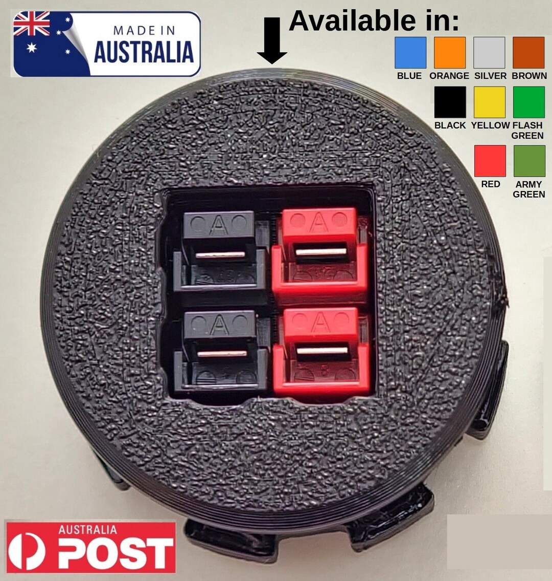 Panel Mount Adapter Adaptor for Double Anderson Powerpole PP15/PP30 ...