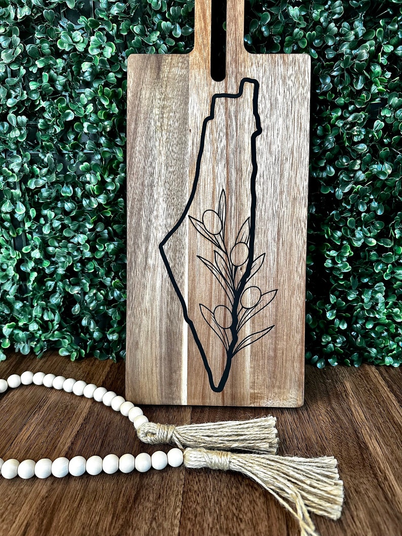 Palestine Cutting Board, Eid Table Decor, Ramadan Table Decor, Islamic ...
