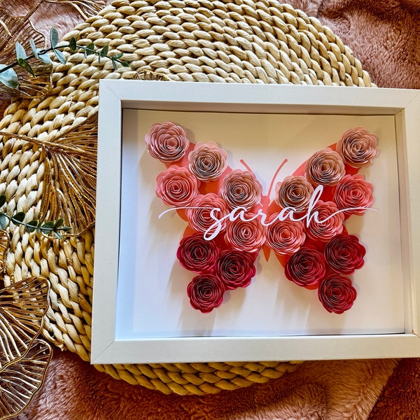 Flower Shadow Box - Etsy