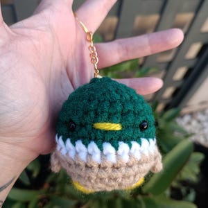 Crochet Bird Keychain Plush Amigurumi Handmade Gift Animal Cute Owl ...