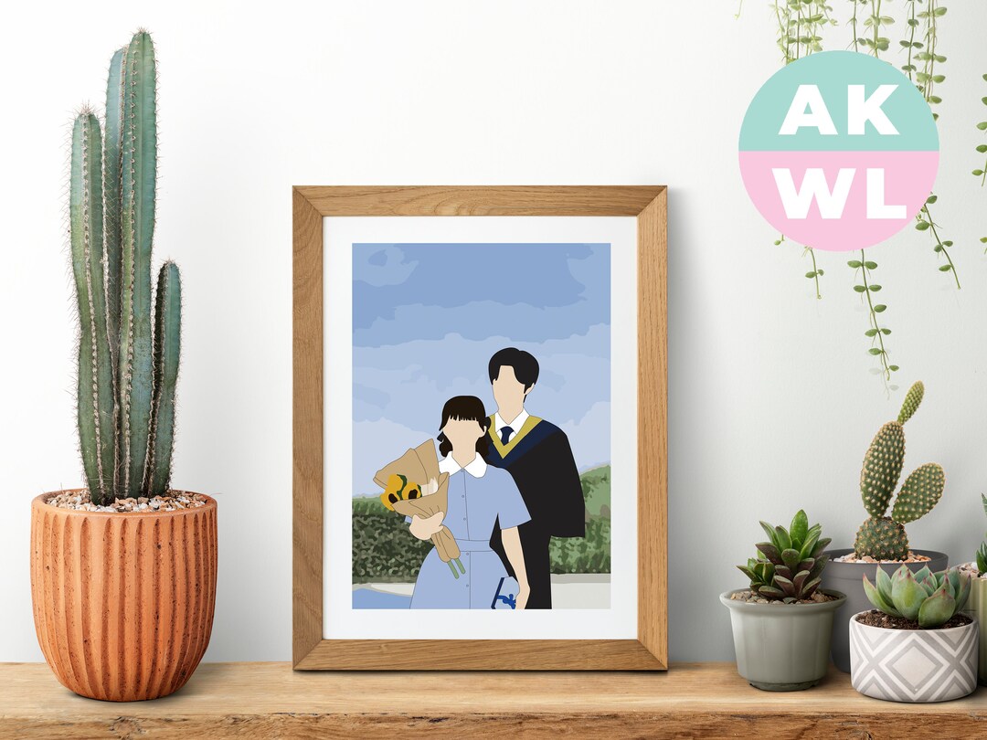 Hidden Love Graduation Fanart Print Cdrama Fan Art Gift Chinese Drama ...