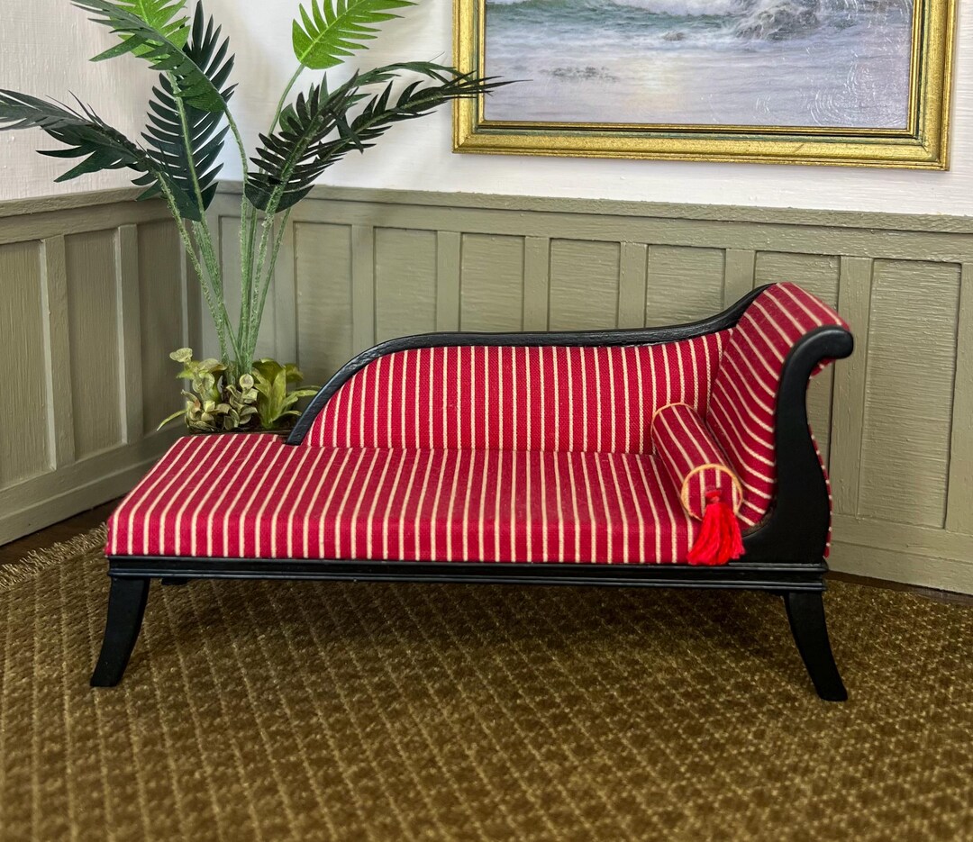 RARE Ron Benson Chaise Lounge by Bespaq – 1:12 Scale Dollhouse ...