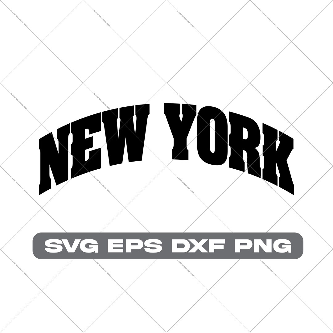 New York Arch Text, Svg Png Eps Dxf , Instant Download - Etsy