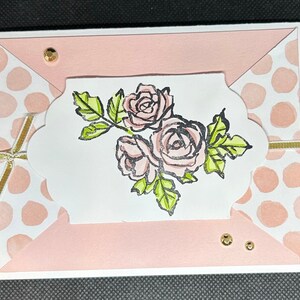 Pretty in Pink Floral Card - Etsy