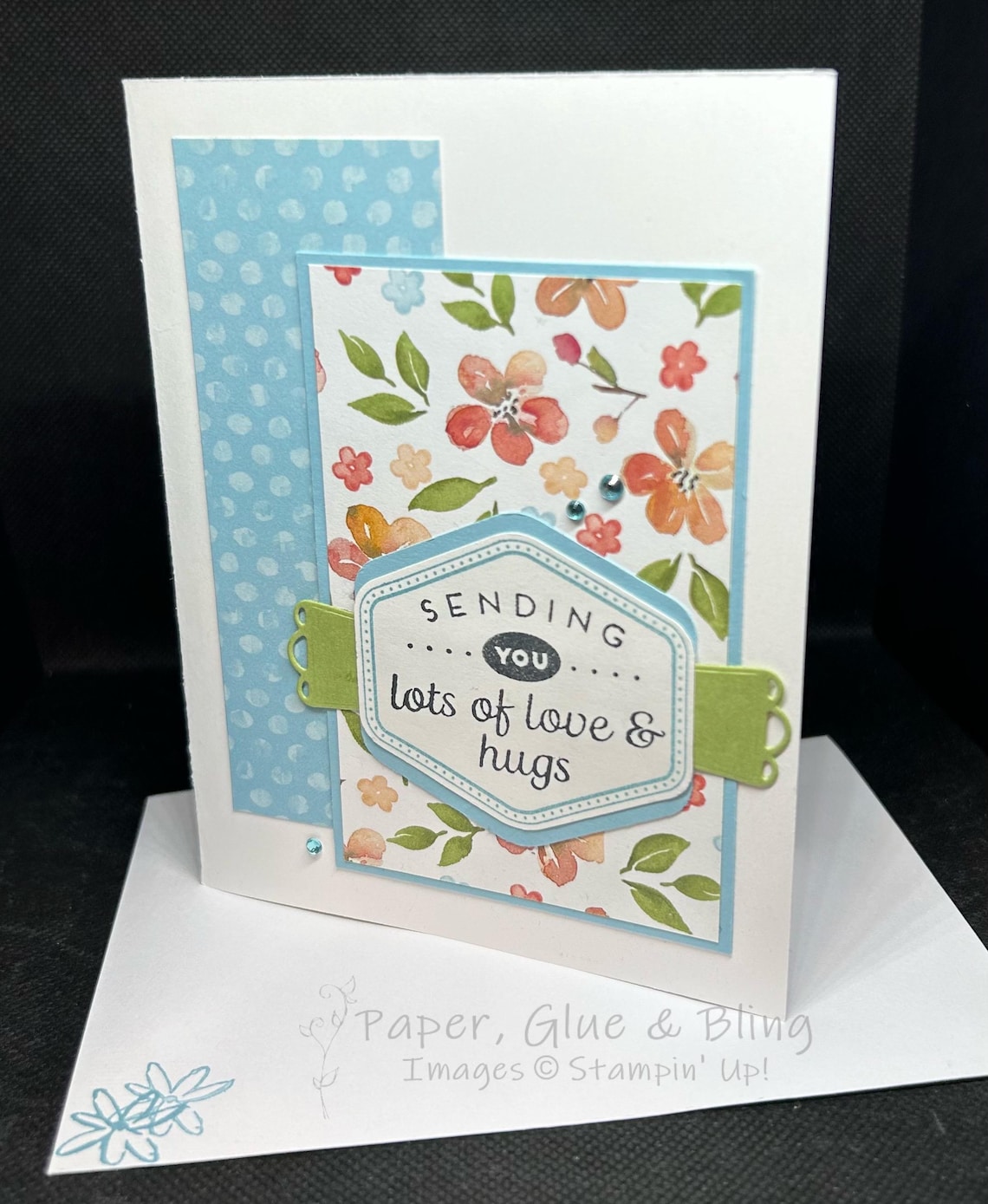 Sending Love Card - Etsy