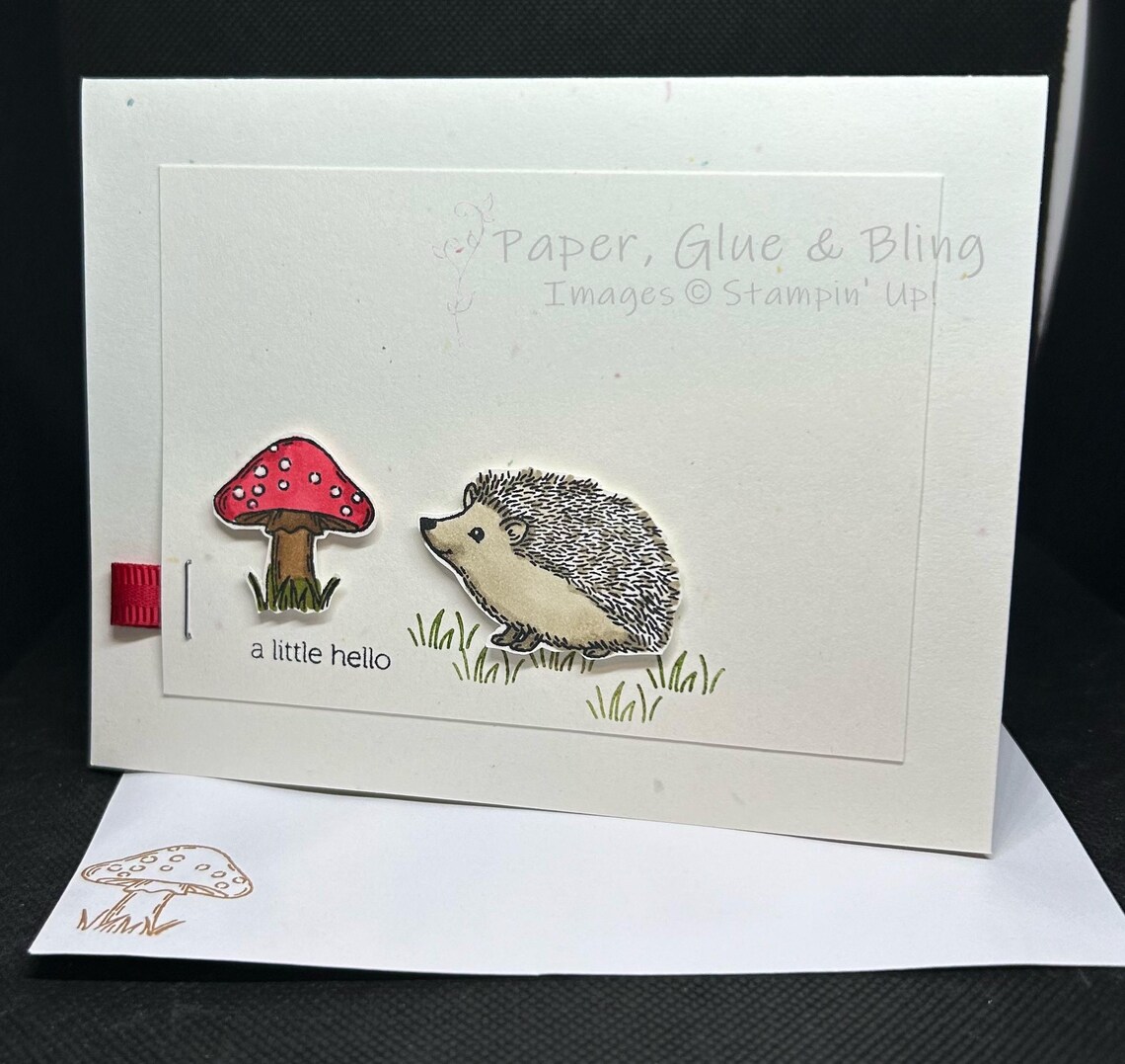 Happy Hedgehog All Occasion Card - Etsy