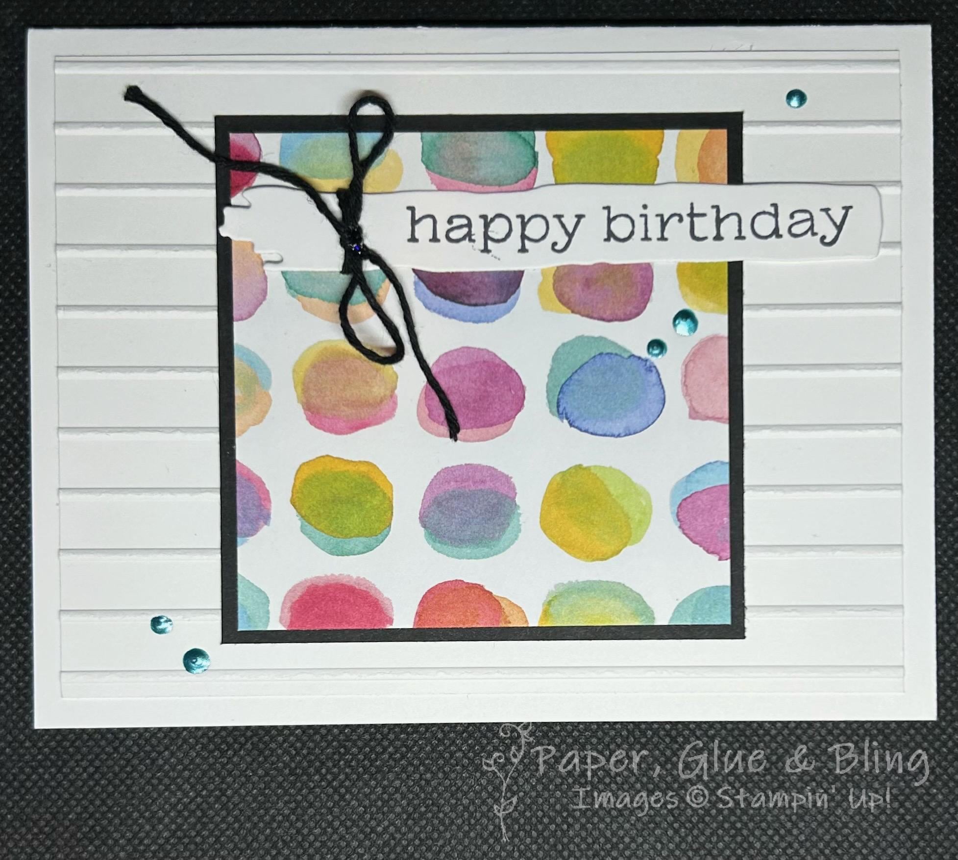 Rainbow Polka Dot Birthday Card - Etsy