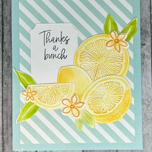 Lemon Thank You Card - Etsy