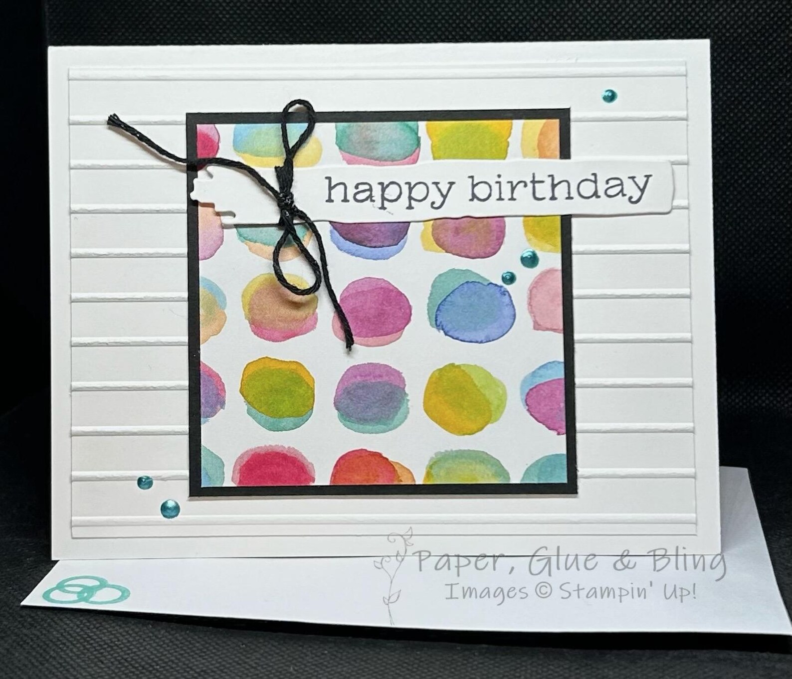 Rainbow Polka Dot Birthday Card - Etsy