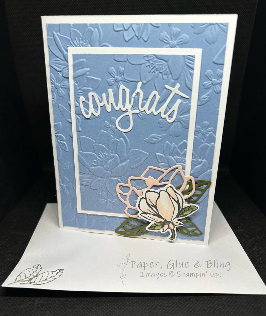 Beautiful “congrats” Flower Card - Etsy
