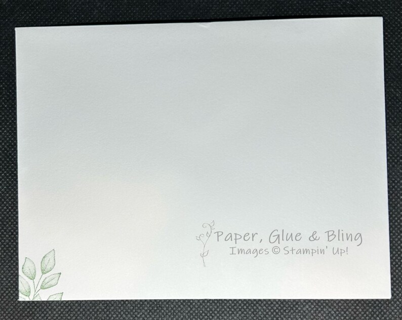 Elegant Greenery “hello” Card - Etsy