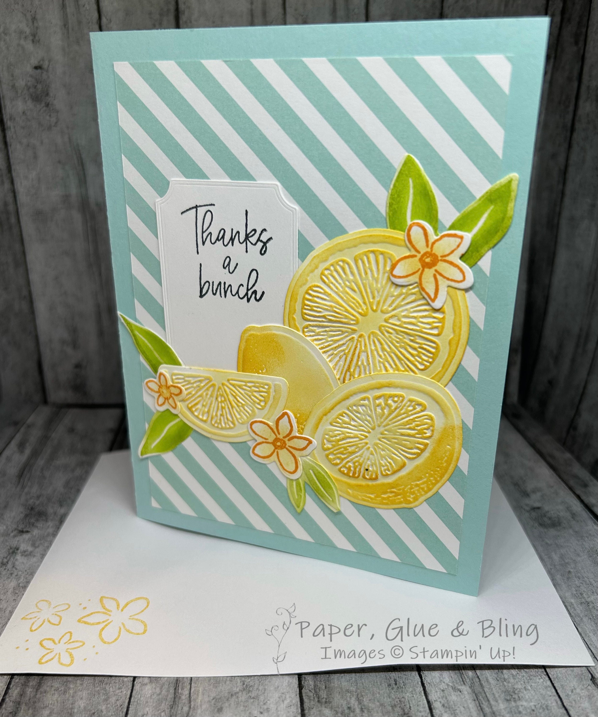 Lemon Thank You Card - Etsy